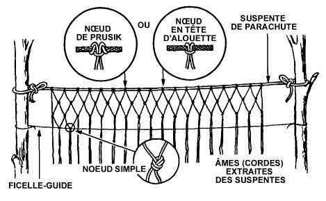 Hamac en ficelle — LaToileScoute