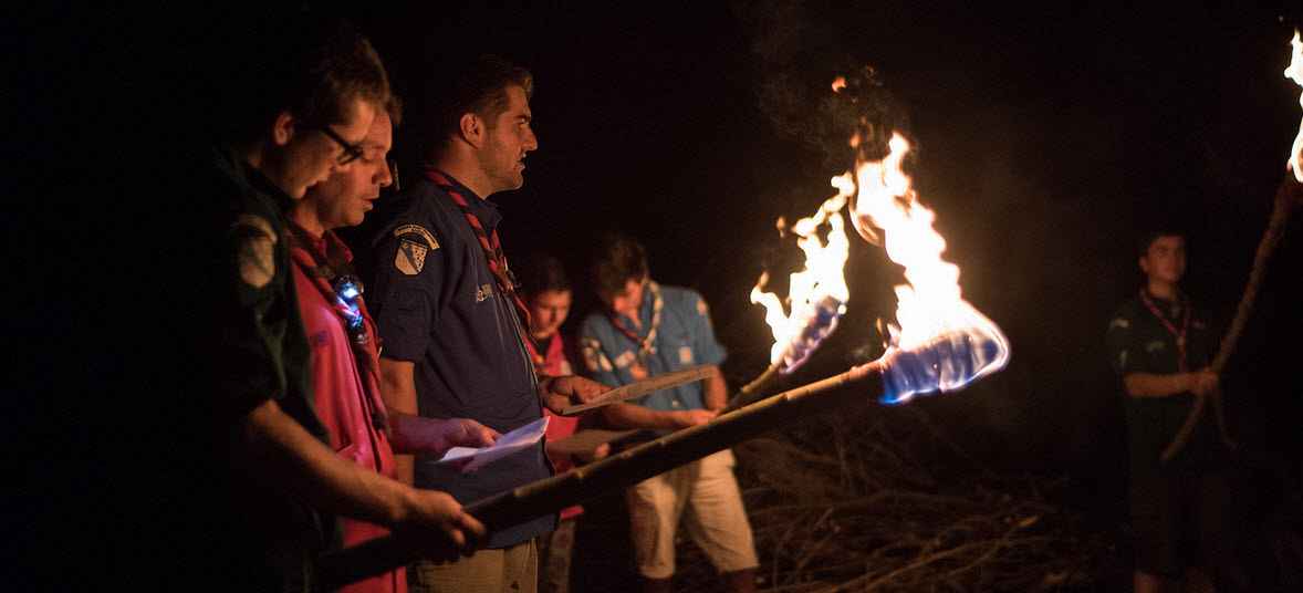 Fabriquer une torche — LaToileScoute